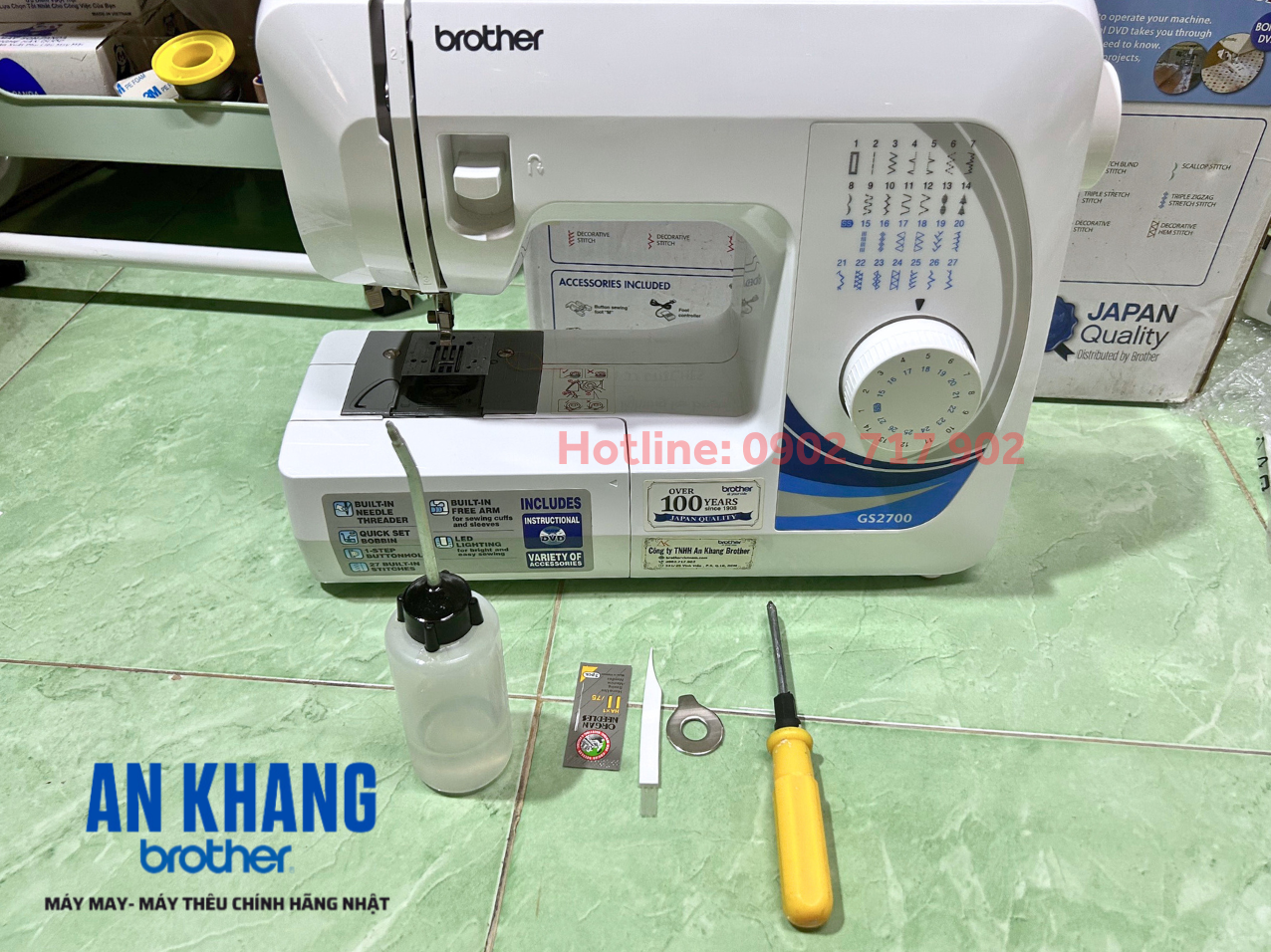 Hướng dẫn Bảo dưỡng Máy May Gia đình Brother tại nhà - An Khang Brother